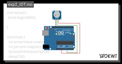 Exp2 IOT Ino Wokwi Arduino And ESP32 Simulator