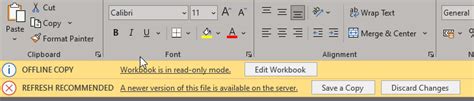 Excel Desktop Sharepoint Online File Mismatch Refresh Recommended