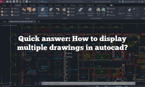 Quick Answer How To Display Multiple Drawings In Autocad