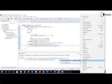 Exception Handling Try Catch Finally YouTube