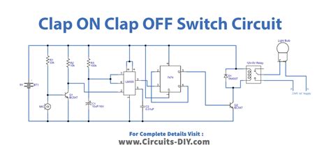 Working Principle Of Clap Switch Circuit