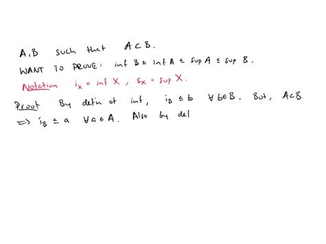 solved 12 if a and b are nonempty subsets of r with a âˆˆ b prove that inf b inf a and sup