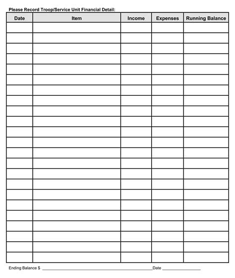 Free Printable Spreadsheet Forms Free Printable Templates
