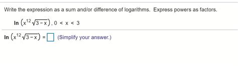 solved write the expression as a sum and or difference of