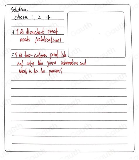 solved which are correct statements regarding proofs select three options in a paragraph