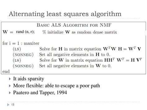 ppt non negative matrix factorization powerpoint presentation free download id 2108413