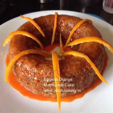 How To Make Eggless Orange Marmalade Cake Recipe
