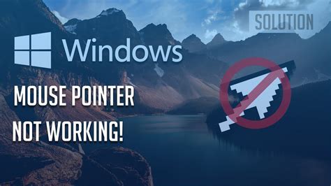 Mouse Pointer Not Visible In Windows 10 Laptop