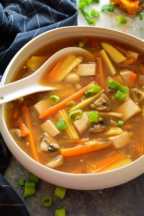 Vegan Hot And Sour Soup The Stingy Vegan