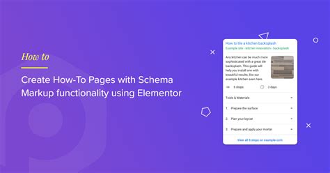 How To Create HowTo Pages With Schema Markup Functionality Using