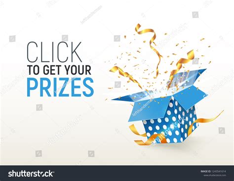 Open Textured Blue Box Confetti Explosion Stock Vector Royalty Free 1243541614 Shutterstock