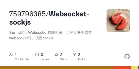 GitHub 759796385 Websocket sockjs Spring结合Websocket的聊天室当浏览器不支持