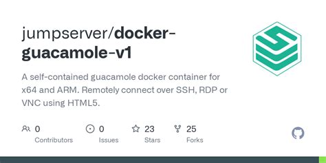 github jumpserver docker guacamole v1 a self contained guacamole docker container for x64 and