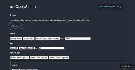 React Router Use Location State Example Codesandbox