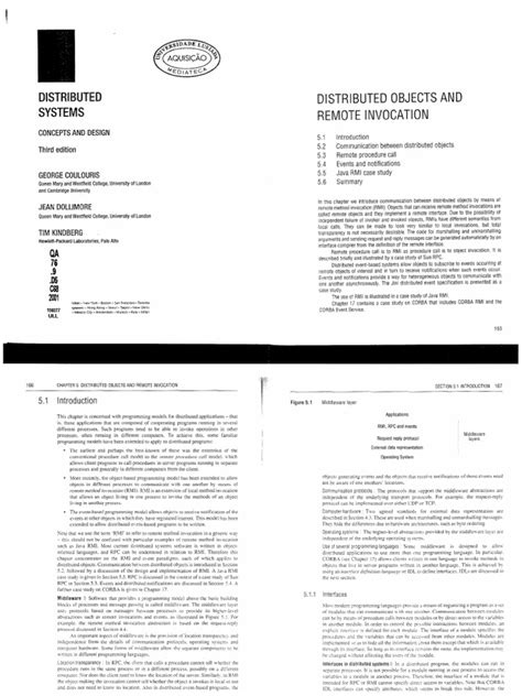 distributed objects and remote invocation pdf pdf parameter computer programming object