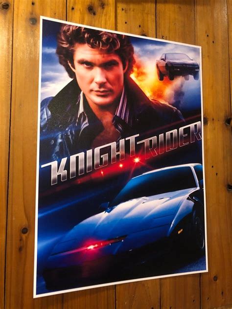 Knight Rider Retro Vintage Classic Movie Poster On Carousell