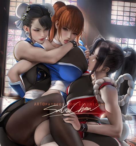 Rule 34 3girls Big Breasts Breast Sucking Breasts Chun Li Dead Or Alive Fatal Fury Female