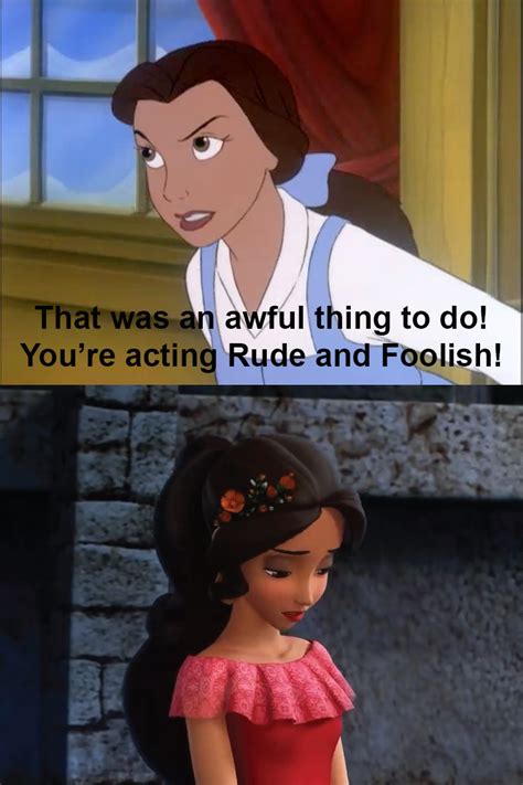 Belles Angry At Princess Elena By Uranimated18 On Deviantart