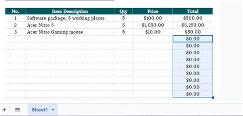 Learn How To Create An Invoice In Google Sheets Using A Template It S