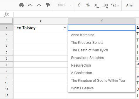 Multi Row Dynamic Dependent Drop Down List In Google Sheets
