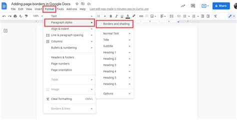 How To Add Borders In Google Docs Blog Creative Collaboration