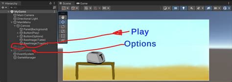 C I Need Help Making My Button Navigate To A Different Gameobject Or