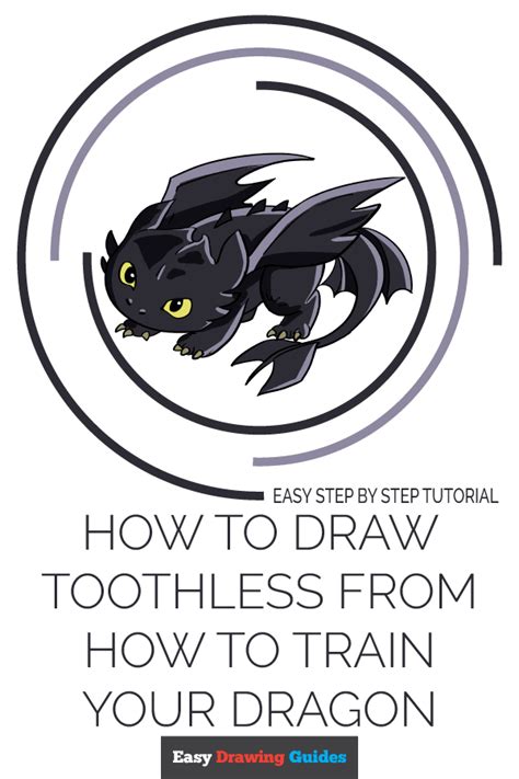 How To Draw Toothless From How To Train Your Dragon Really Easy