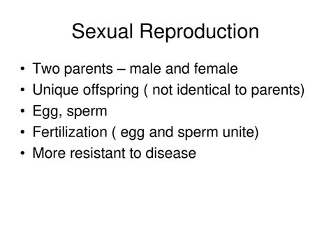 Sexual And Asexual Reproduction Ppt Download
