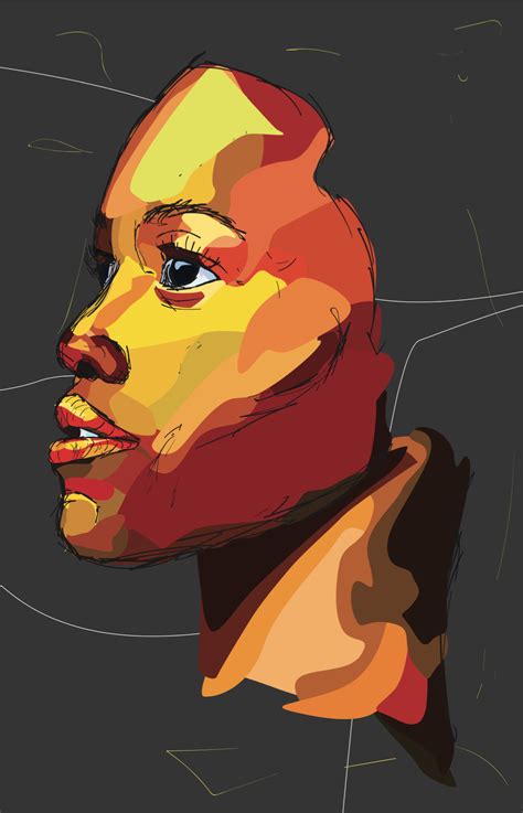 Practicing The Pen Tool With Vector Portraits Taking A Basic Painting