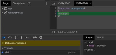 Javascript Is It Possible To Avoid Breaking On A Debugger Statement