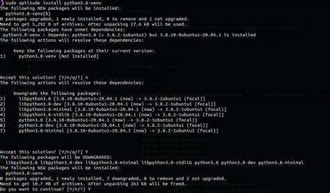 从仿生升级后无法在Ubuntu 20 04上安装python venv 腾讯云开发者社区 腾讯云