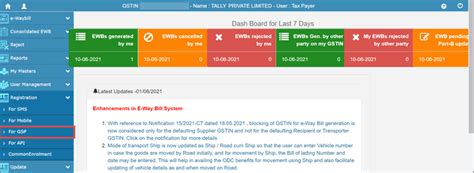 How To Do One Time Setup For E Way Bill TallyHelp