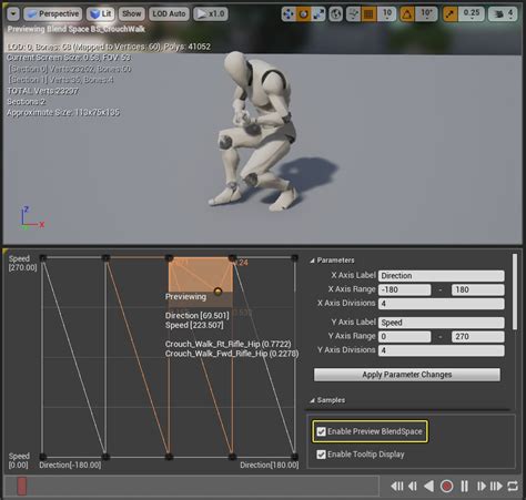 Previewing Animations Unreal Engine Documentation
