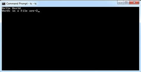 C Program Count The Numbers Of Words In A File Computer Notes