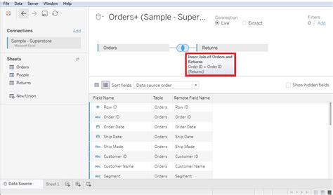 Tableau Data Joining Joins In Tableau Online Tutorials Library List