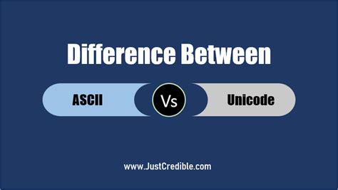 Difference Between Ascii And Unicode