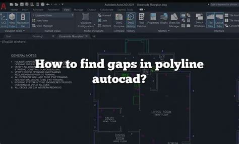 How To Find Gaps In Polyline Autocad
