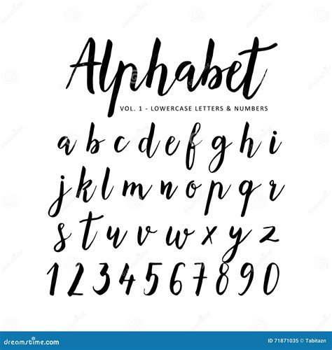 Cursive Calligraphy Fonts Alphabet