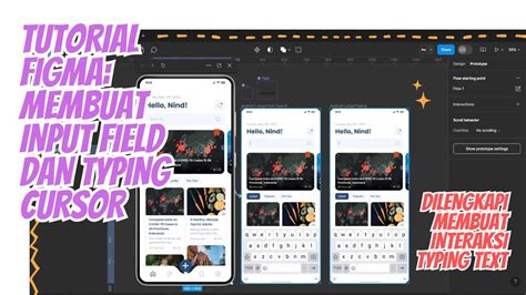 Tutorial Figma Cara Membuat Prototype Input Field Dengan Typing Cursor