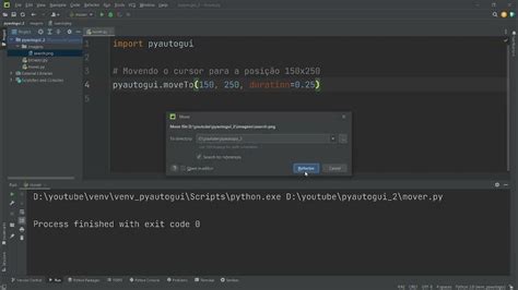 454 utilizando o pyautogui python para mover um arquivo para dentro de uma pasta youtube