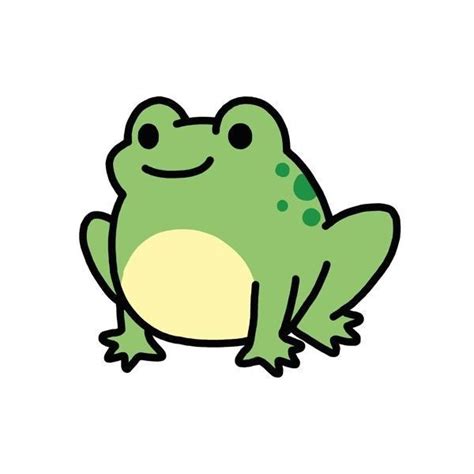 Froggie Frog Drawing Frog Art Frog Illustration