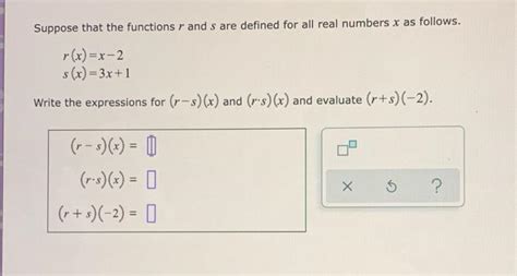 solved suppose that the functions r and s are defined for