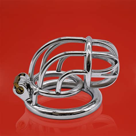 The Chaste Oath Curve Chastity Cage Device 4 Base Rings Etsy