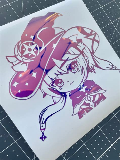 Mona Genshin Impact Decal Mona Sticker Decal Mona Car Etsy