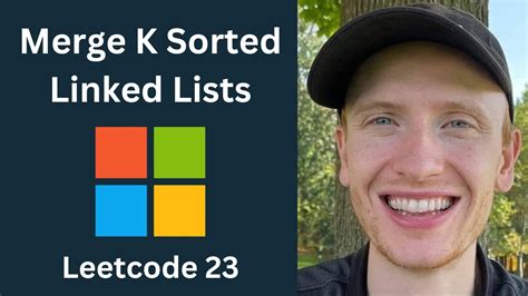 merge k sorted linked lists leetcode 23 heaps python youtube