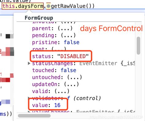angular reactiveforms（响应式表单）中的value和getrawvalue 的区别 csdn博客