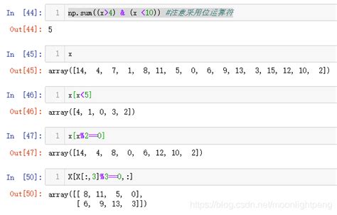 python3入门机器学习经典算法与应用 第3章 numpy中的比较和fancyindexing csdn博客