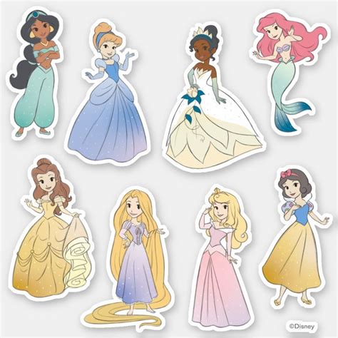 Stardust Disney Princess Sticker Zazzle Princess Sticker Cinderella Sticker Disney Sticker