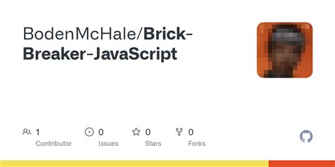 GitHub BodenMcHale Brick Breaker JavaScript