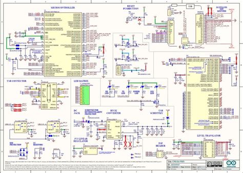 arduino uno r4 wifiボードの回路図とにらめっこ arduinoマイコンボードでの実験忘備録